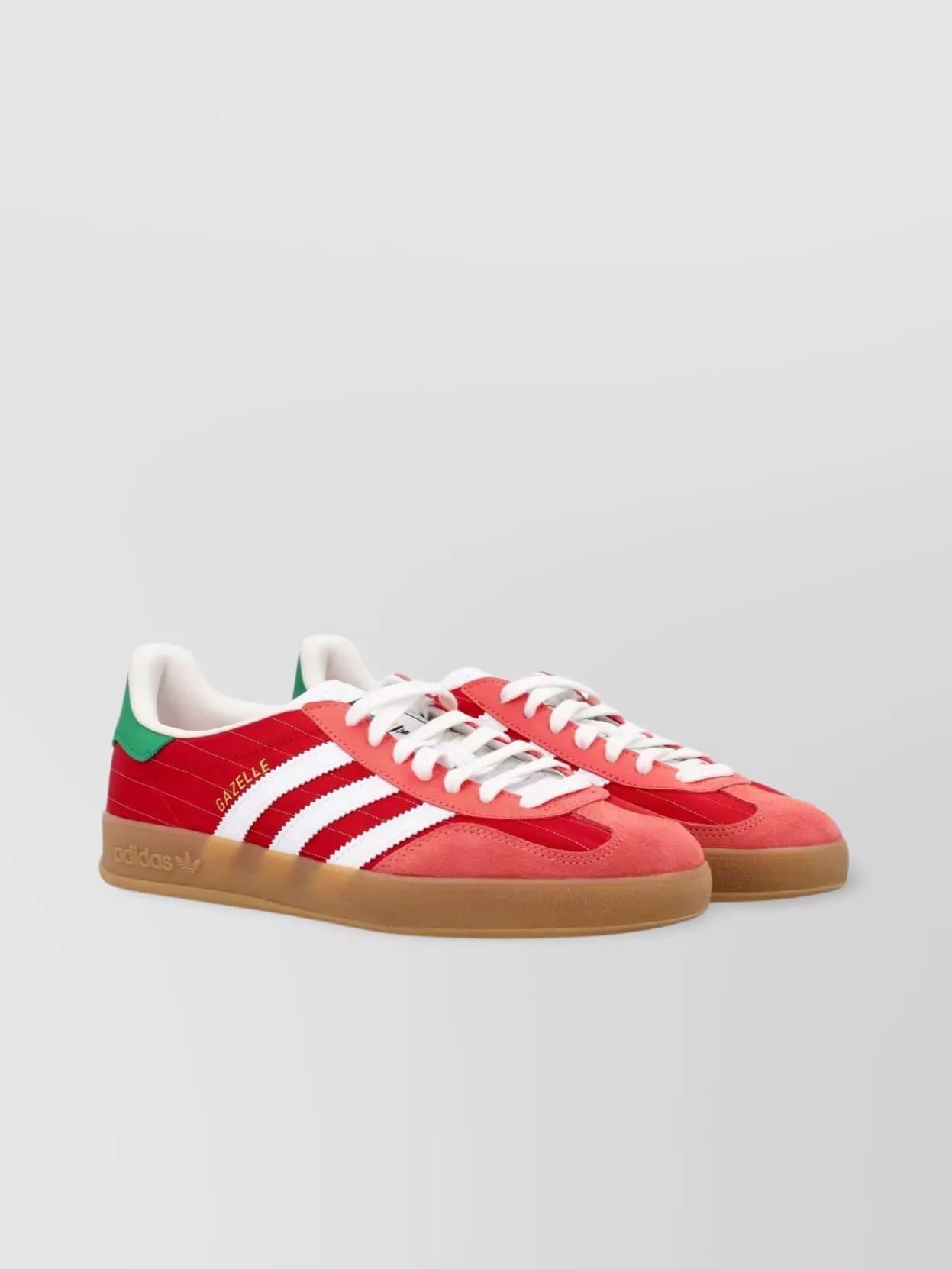 adidas Originals Indoor Gazelle Sneaker Rubber Outsole in Red | Lyst