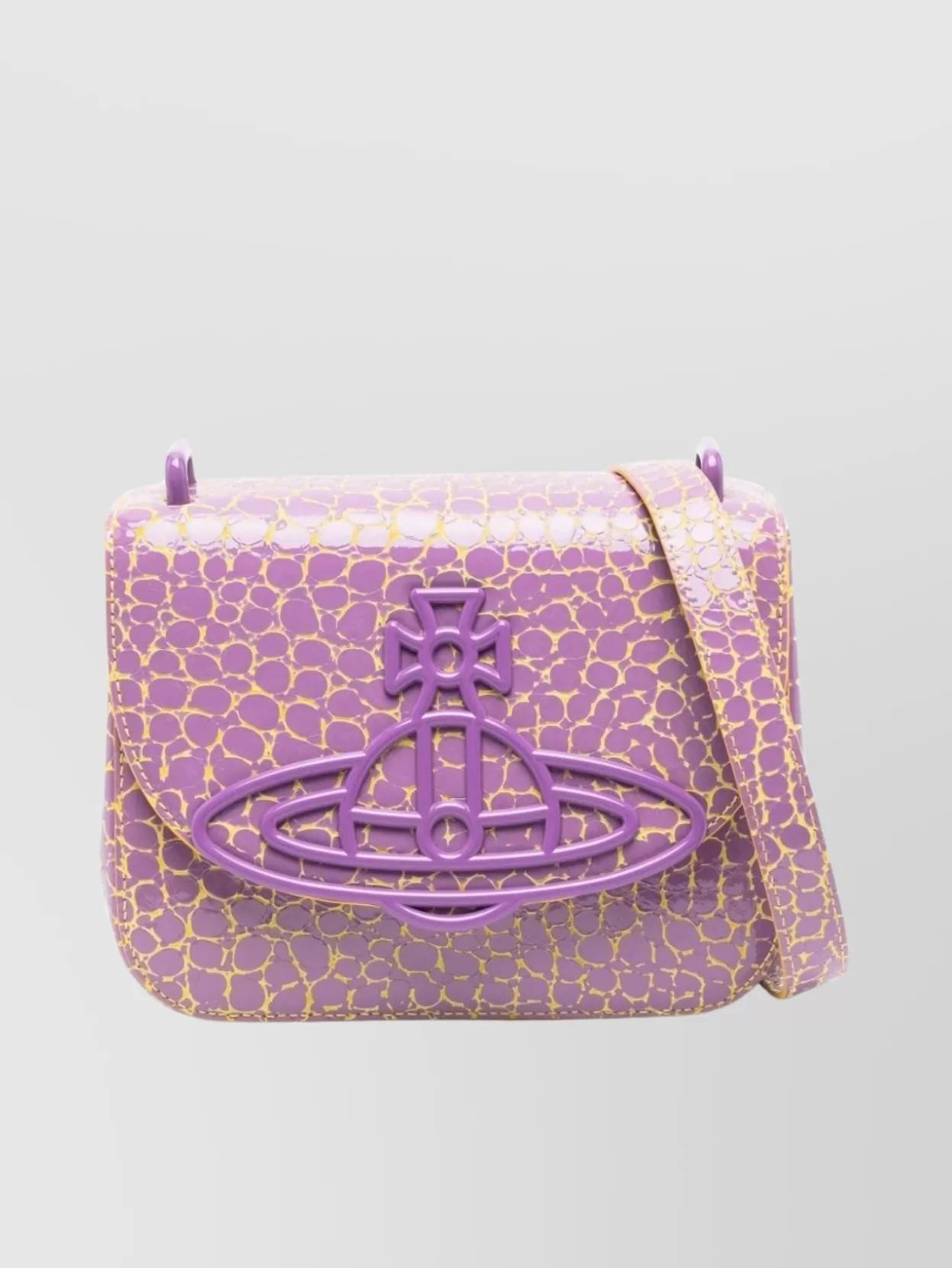 Vivienne Westwood Adjustable Calf Leather Shoulder Bag in Pink | Lyst