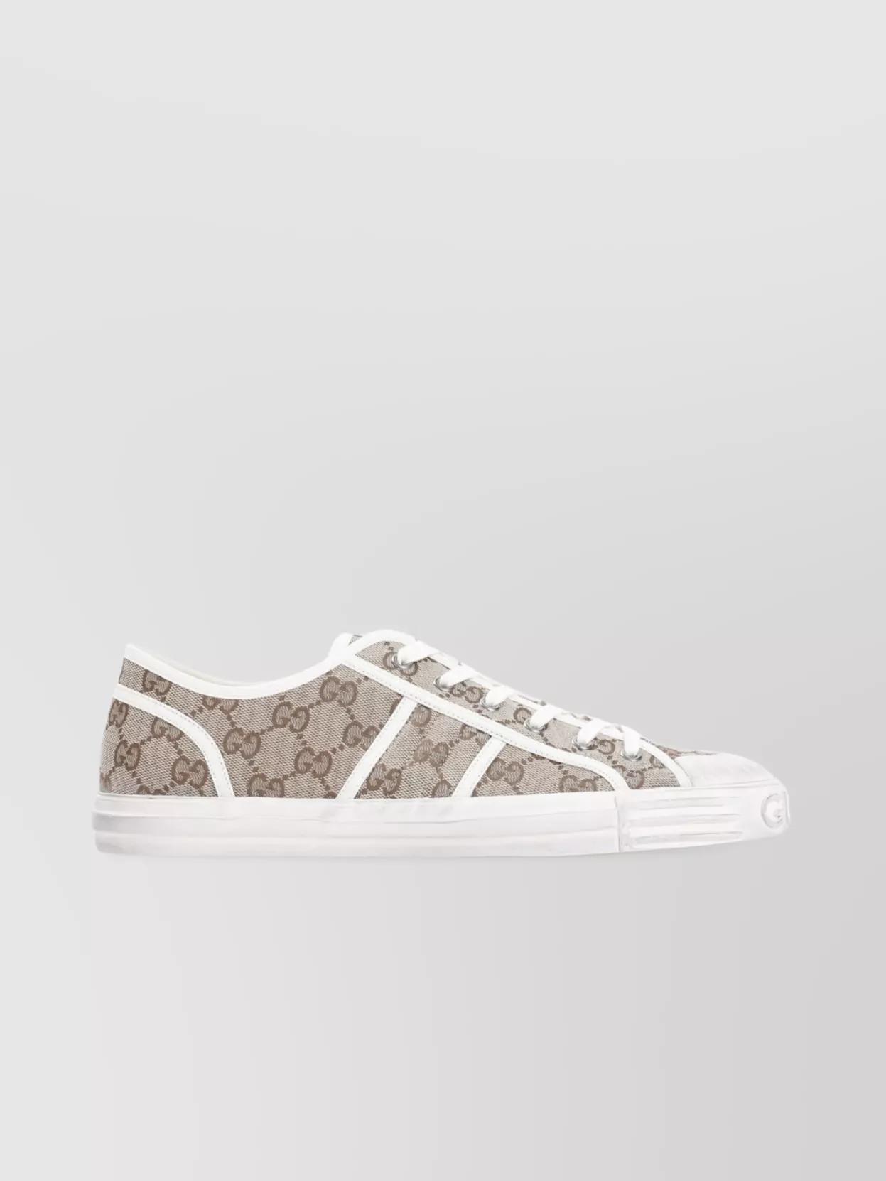 Gucci Julio Gg Canvas Low-Top Sneakers in White for Men | Lyst