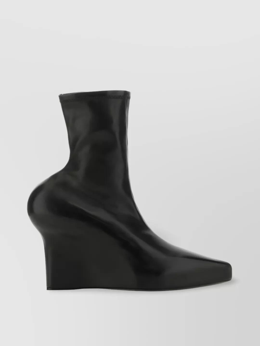 Givenchy Angular Wedge Ankle Boots in Black | Lyst