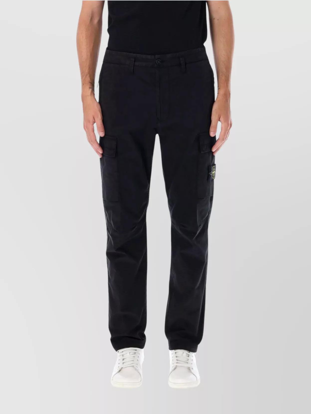 Stone Island Iconic Cargo Pant Pockets in Black for Men | Lyst
