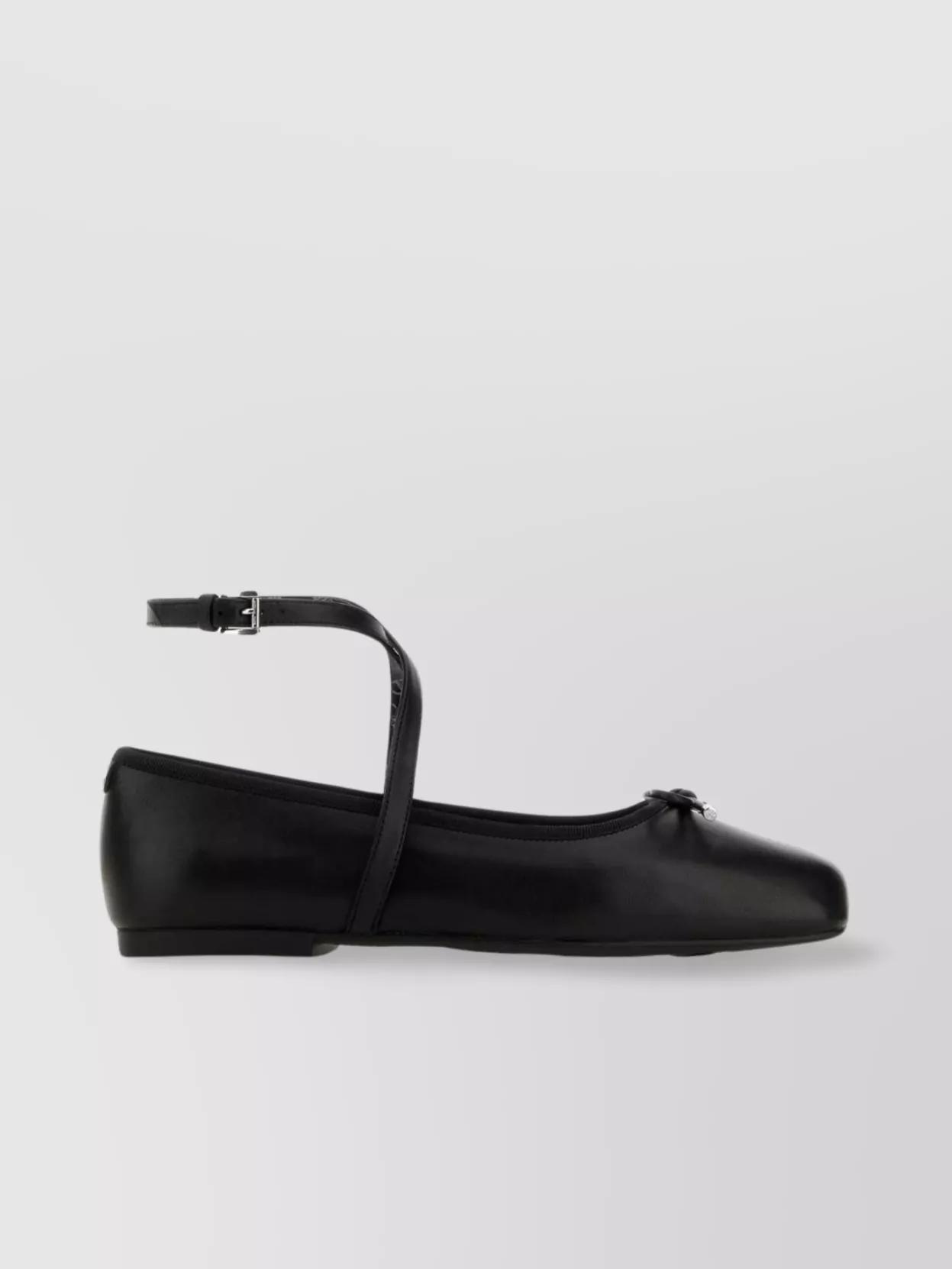 Michael Kors Leather Collette Ballerinas Bow Detail | Lyst