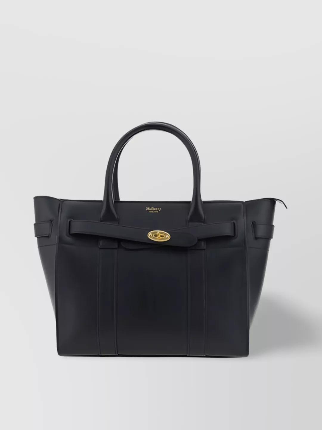 Mulberry Calfskin Tote Bag Hardware in Blue | Lyst