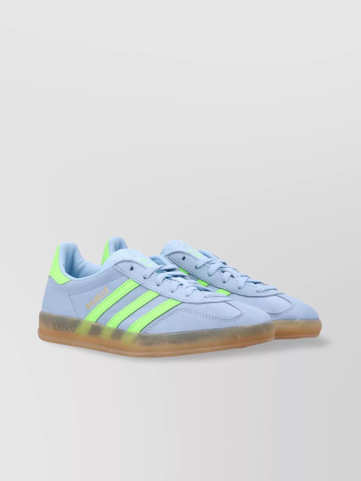adidas Originals Gazelle Indoor Rubber Sole Sneakers in Blue | Lyst