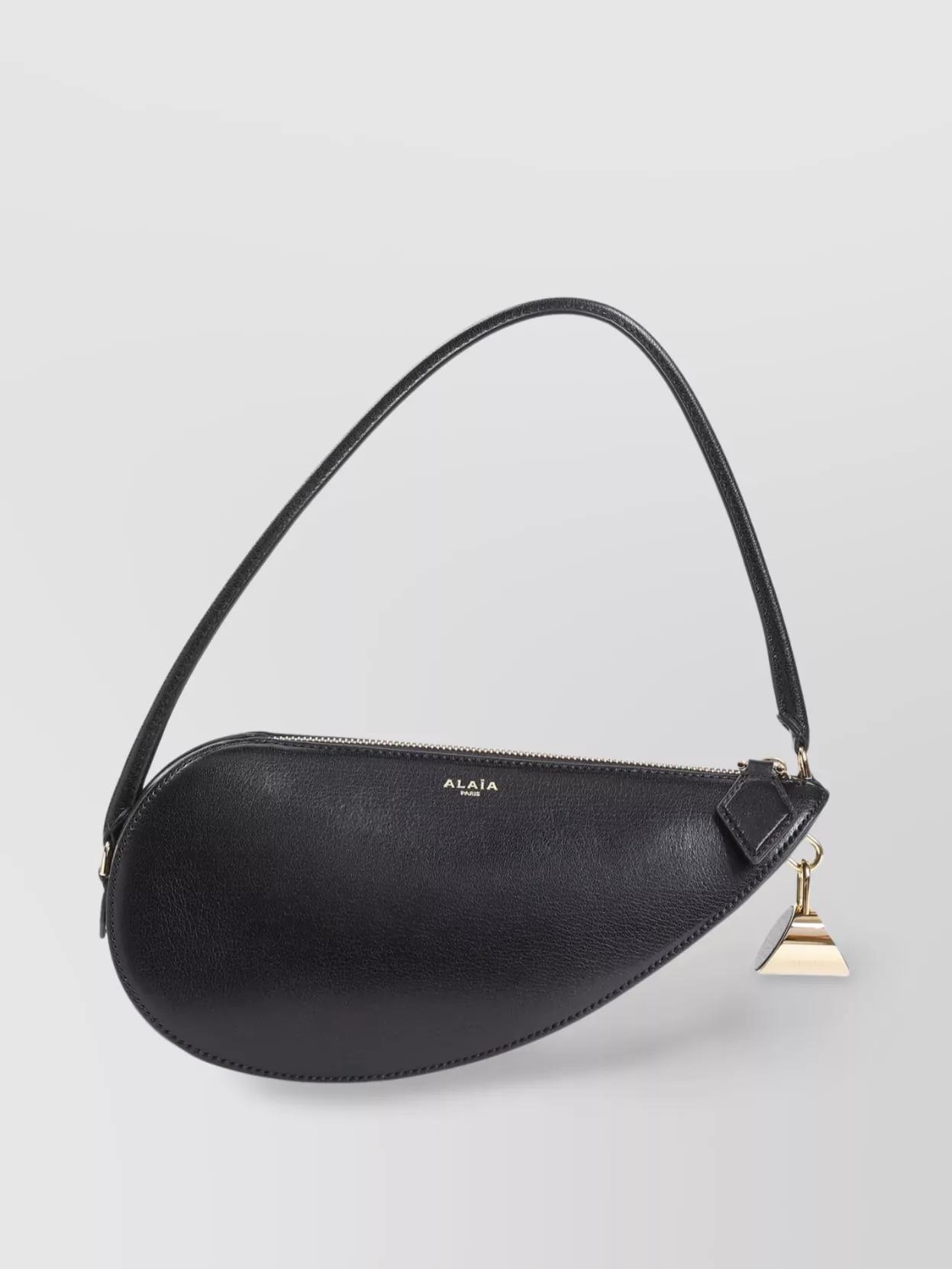 Alaïa The Half Heart Shoulder Bag in Black | Lyst