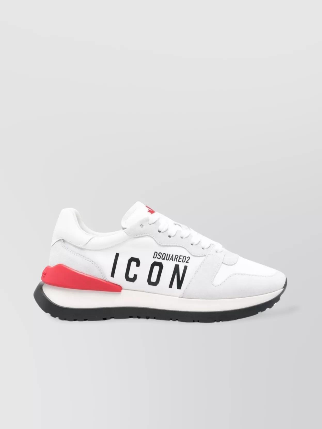 DSquared² Low Top Sneakers Featuring Suede Panelling in White for Men ...