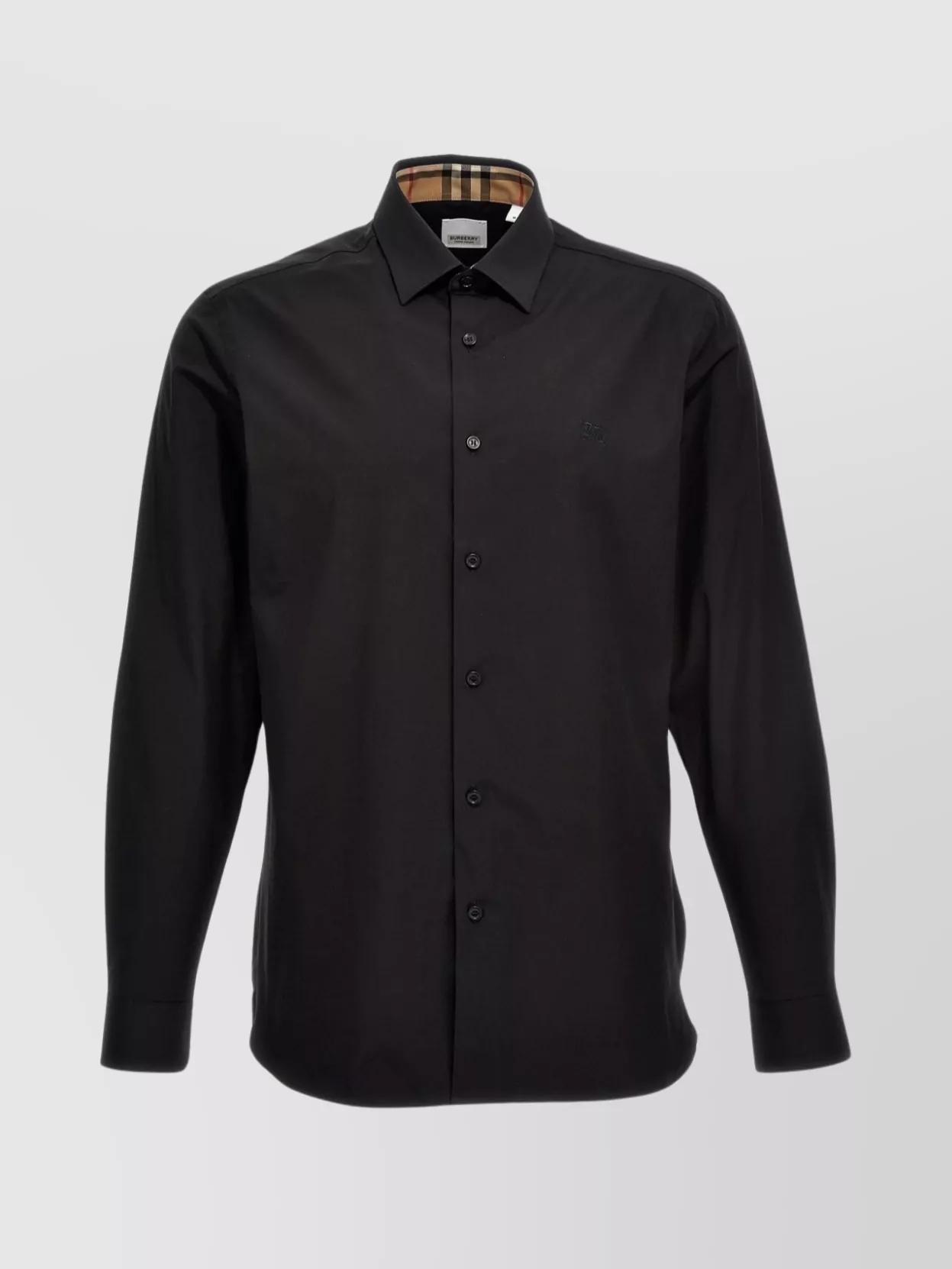 Burberry 'Classic' Button-Down Collar Shirt in Blue for Men | Lyst