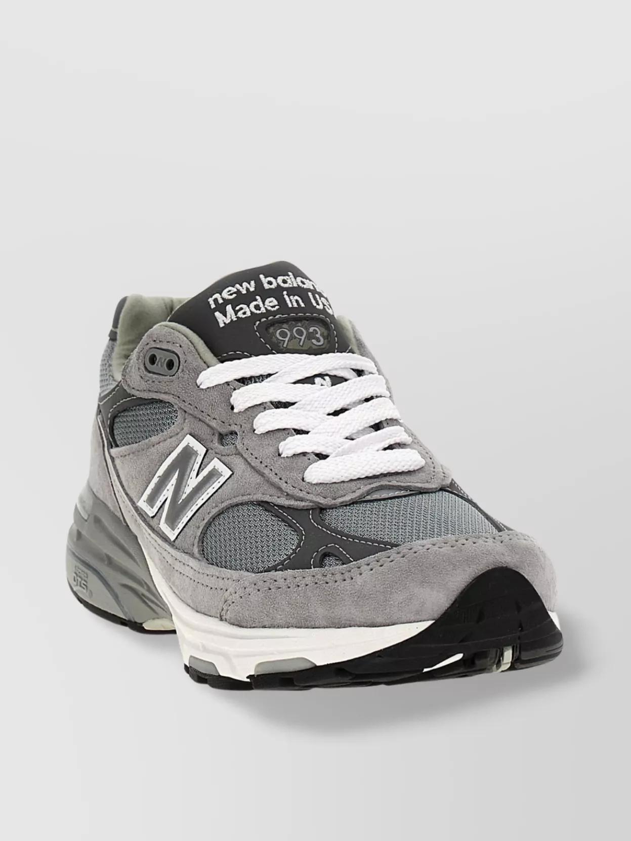 New Balance '993 Core' Sneakers Featuring Mesh Panels in Metallic | Lyst