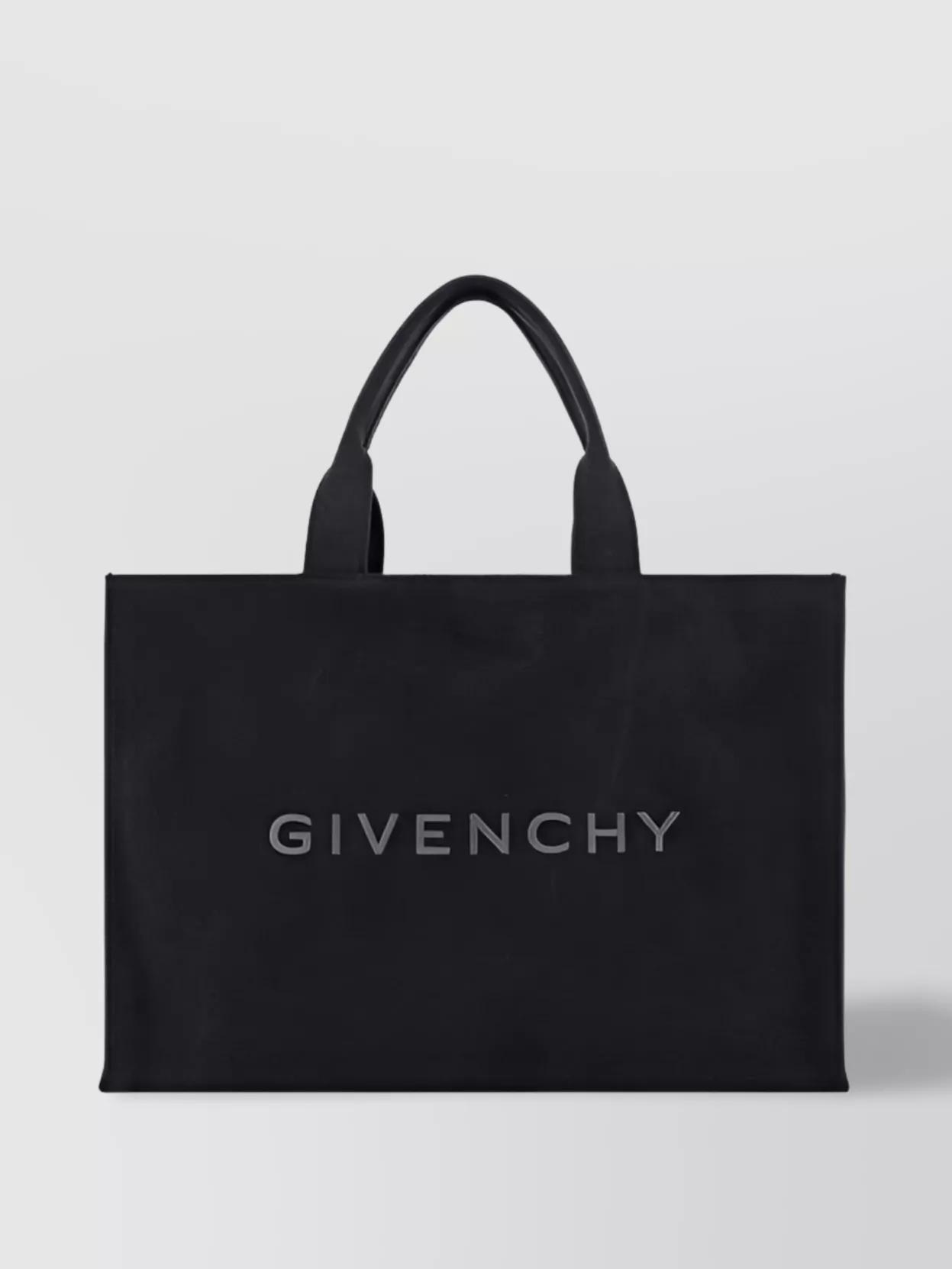 Givenchy Tote Bag Cotton Two Handles in Black for Men | Lyst