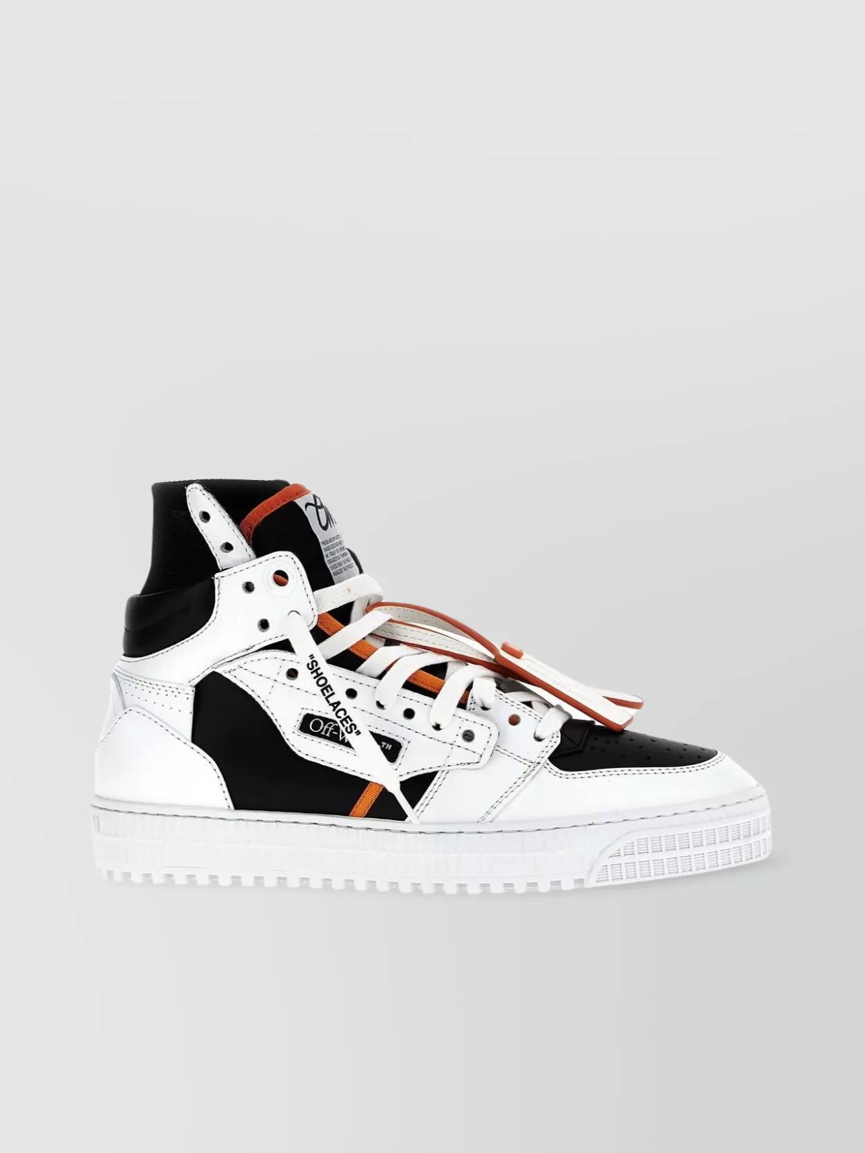 Off-White c/o Virgil Abloh High-Top Sneakers With Perforated Toe Box in ...