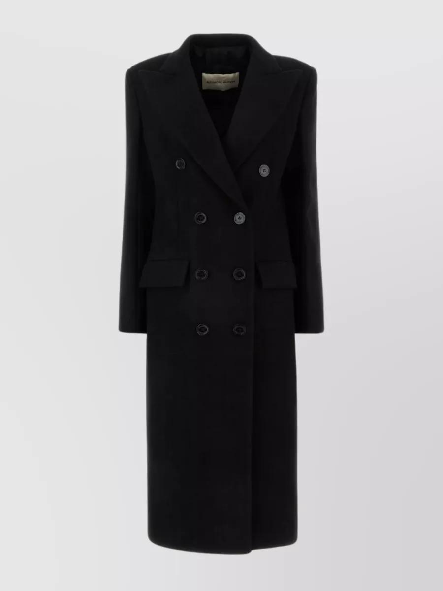 Alexandre Vauthier Tailored Double-Breasted Wool Blend Coat in Black | Lyst