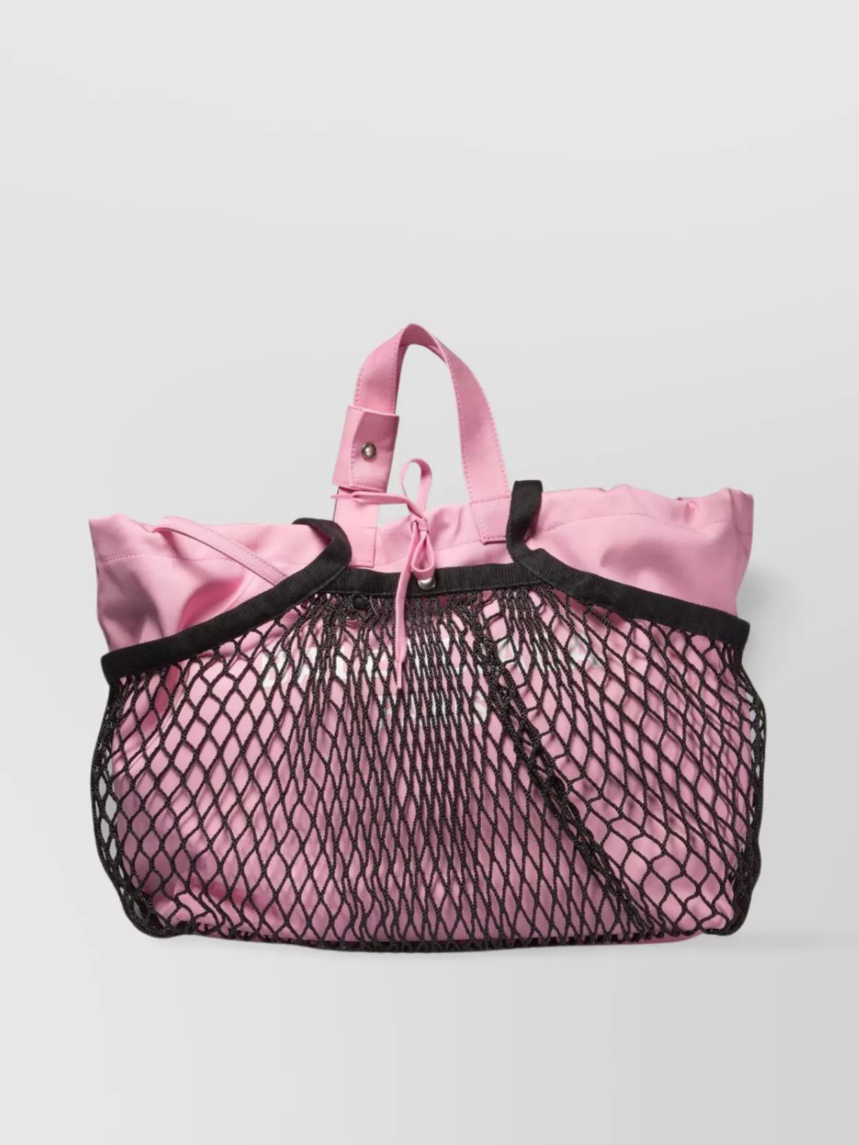 Balenciaga "24/7" Tote Bag Mesh Overlay in Pink | Lyst