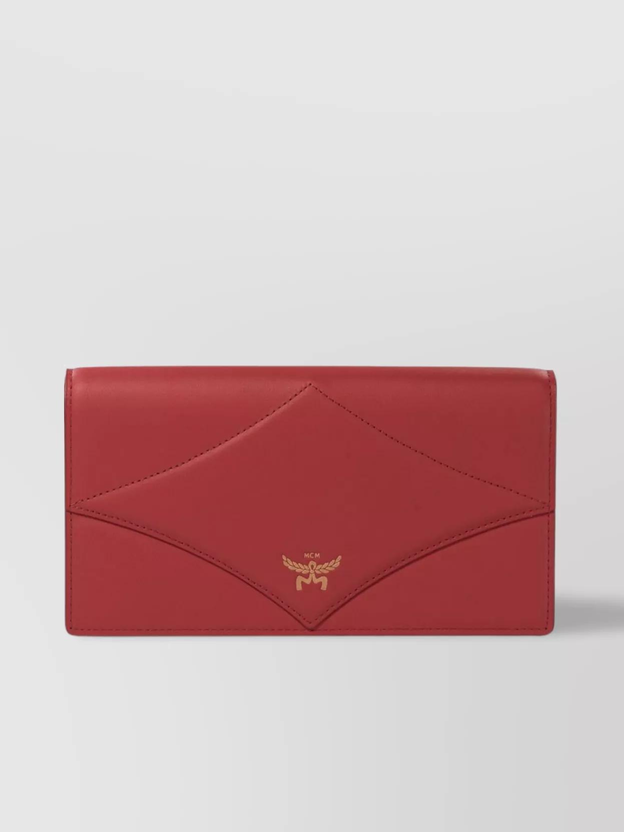 MCM "Chain Link" Crossbody Bag in Red | Lyst
