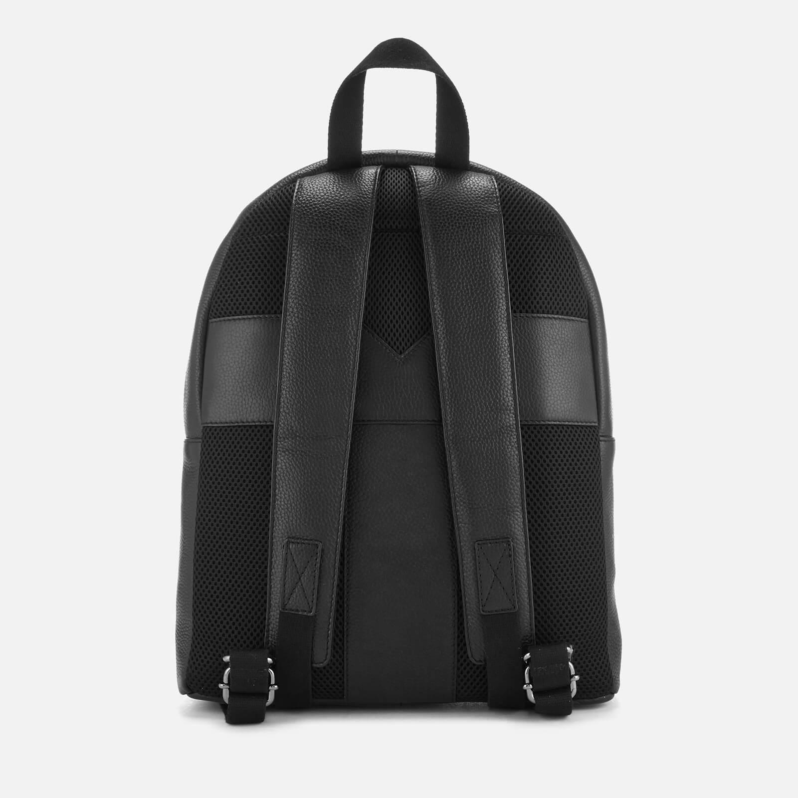 Ted Baker Rickrak Leather Backpack in Black for Men - Lyst