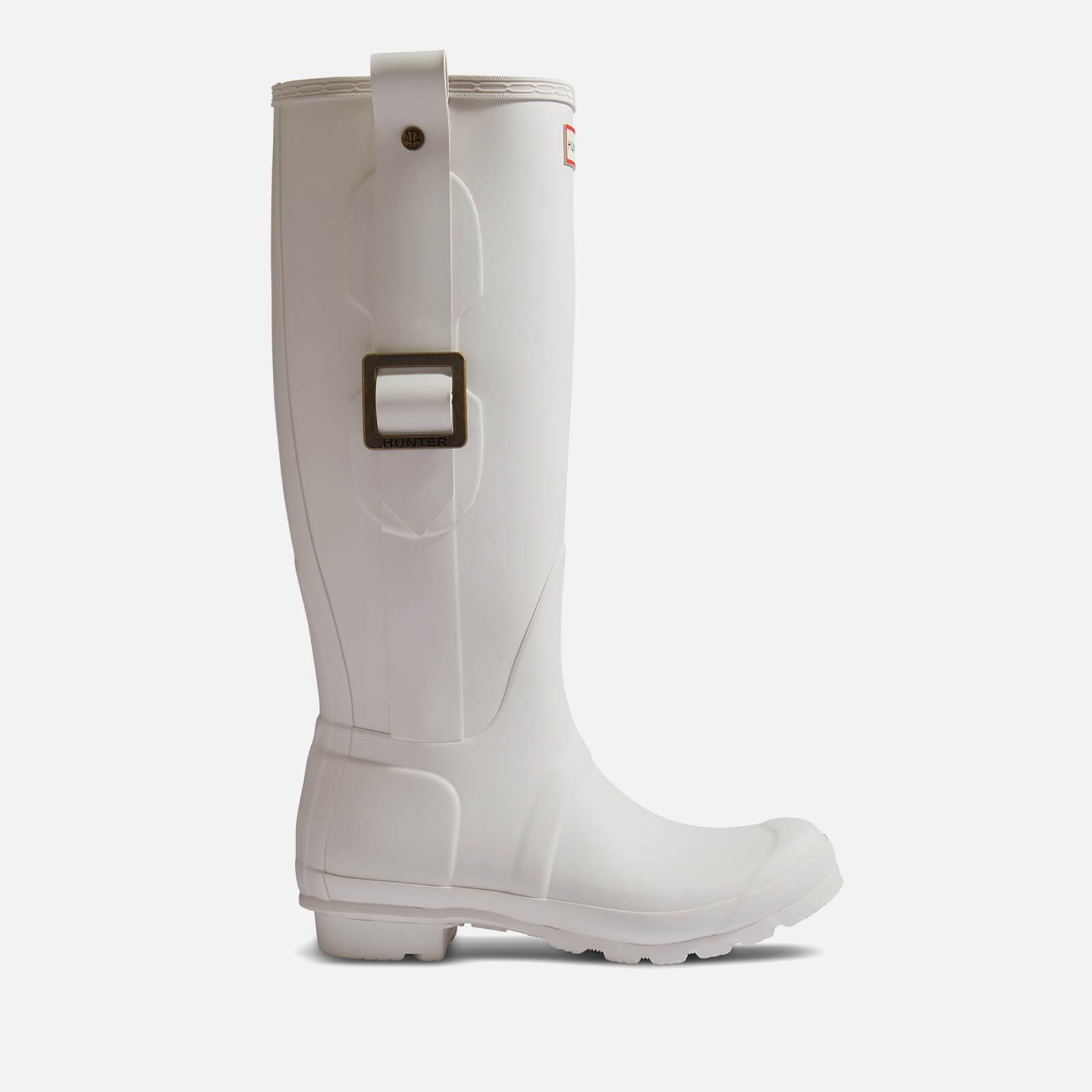 HUNTER Original Tall Exaggerated Buckle Rubber Wellies in Gray | Lyst