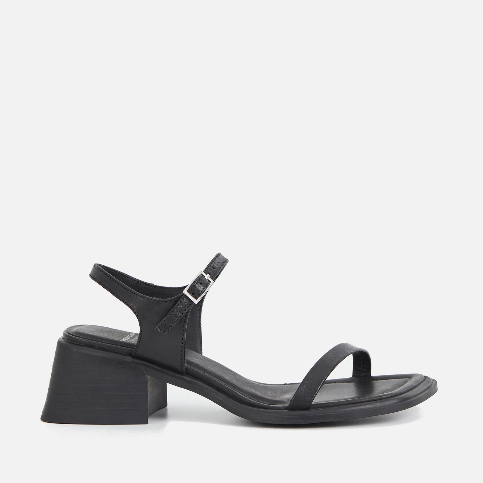 Vagabond Shoemakers Vagabond Ines Leather Heeled Sandals in Black | Lyst