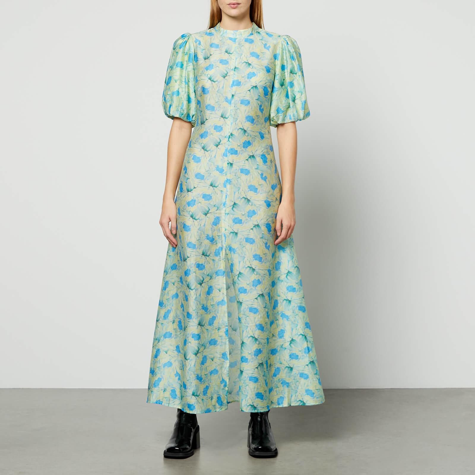 Résumé Orra A-Line Satin Dress in Green | Lyst Canada