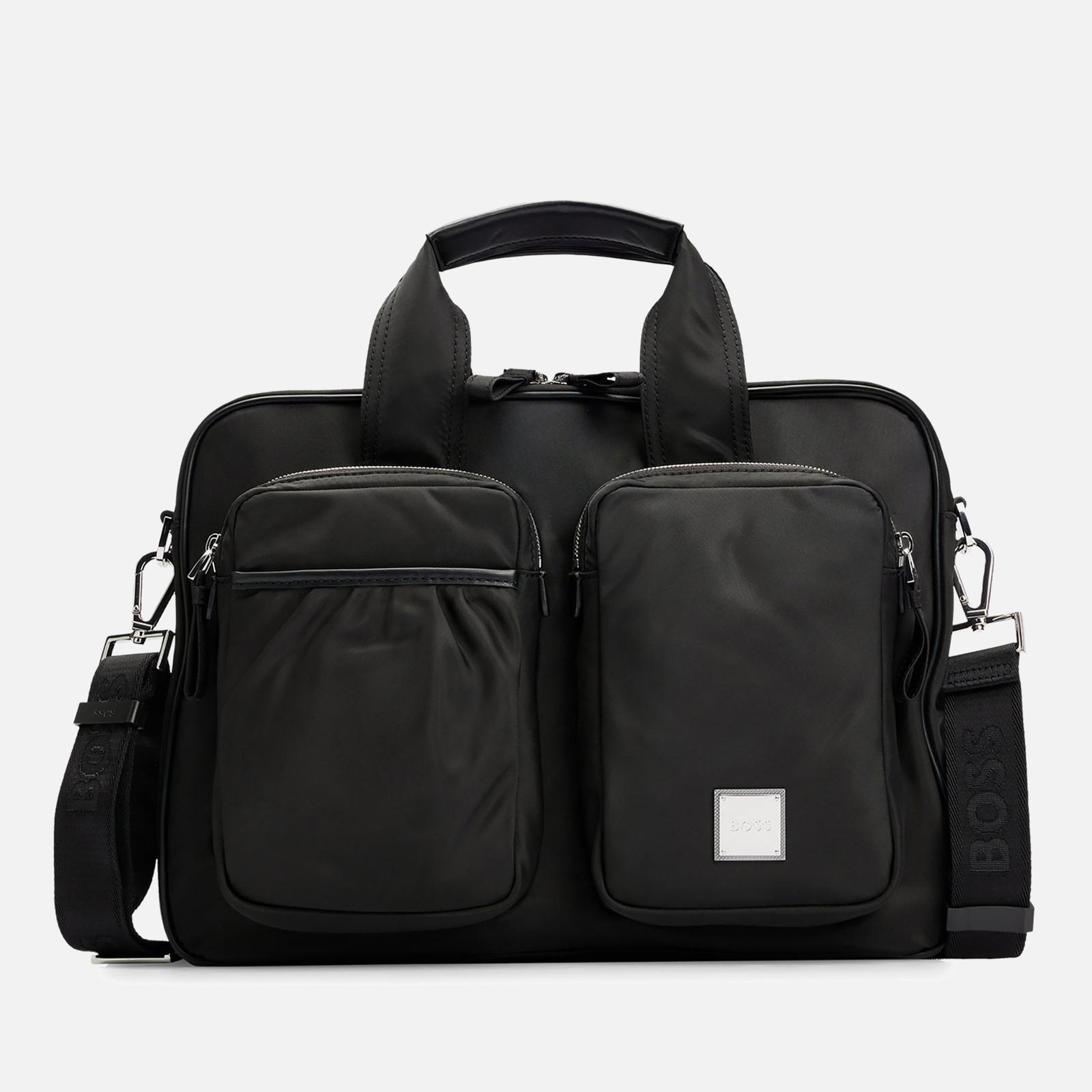 BOSS Lennon Shell Laptop Bag in Black for Men | Lyst