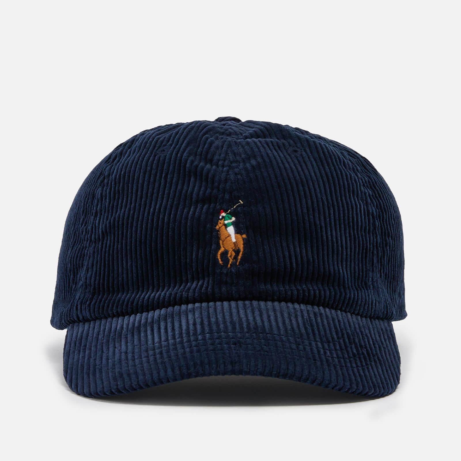 Polo Ralph Lauren Logo-embroidered Corduroy Cap in Blue for Men | Lyst