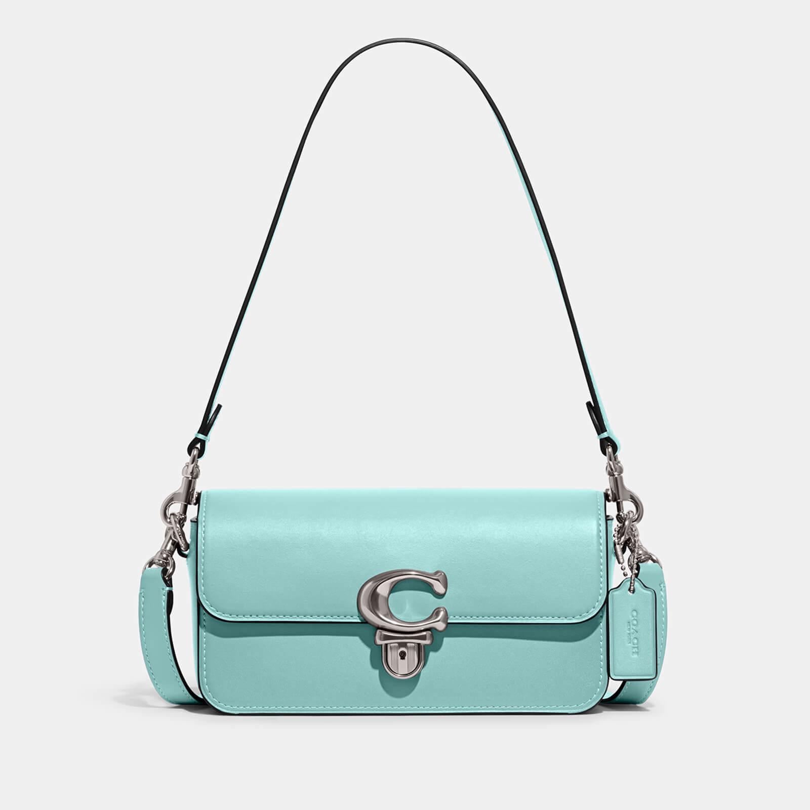 COACH Glovetanned Leather Studio Baguette Bag in Green | Lyst