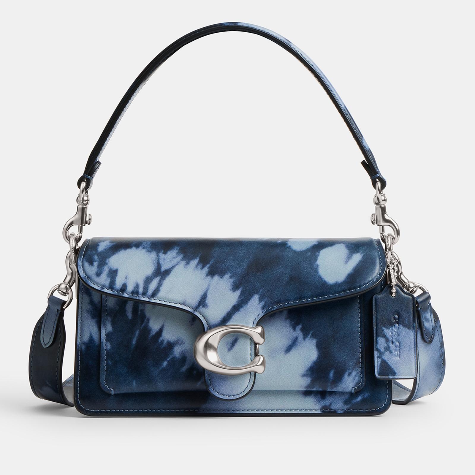 COACH Tie-dye Print Tabby 20 Leather Shoulder Bag in Blue | Lyst