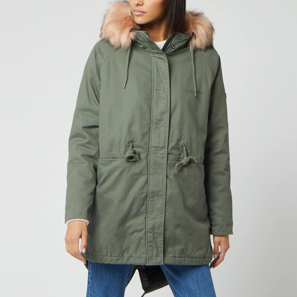 Sale > superdry bling relaxed rookie parka jacket > in stock