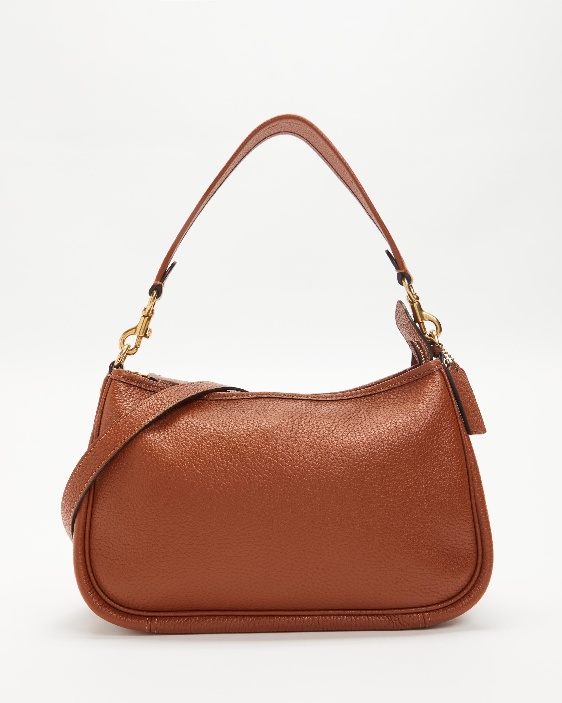COACH Soft Pebble Leather Cary Crossbody in Brown | Lyst Australia COACH Soft Pebble Leather Cary Crossbody in Brown | Lyst Australia