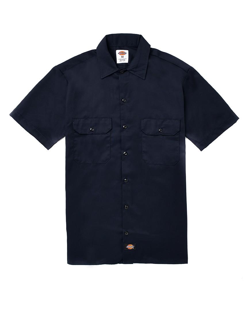 Lyst Dickies Short Sleeve Work Shirt In Blue For Men