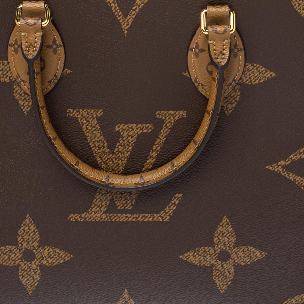 Louis Vuitton Reverse Monogram Canvas Giant Onthego Mm Bag | semashow.com