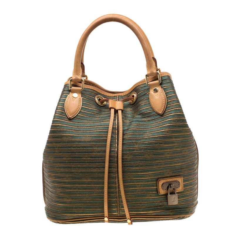 Louis Vuitton Bag In Khaki Green Monogram Canvas And Leather | IUCN Water