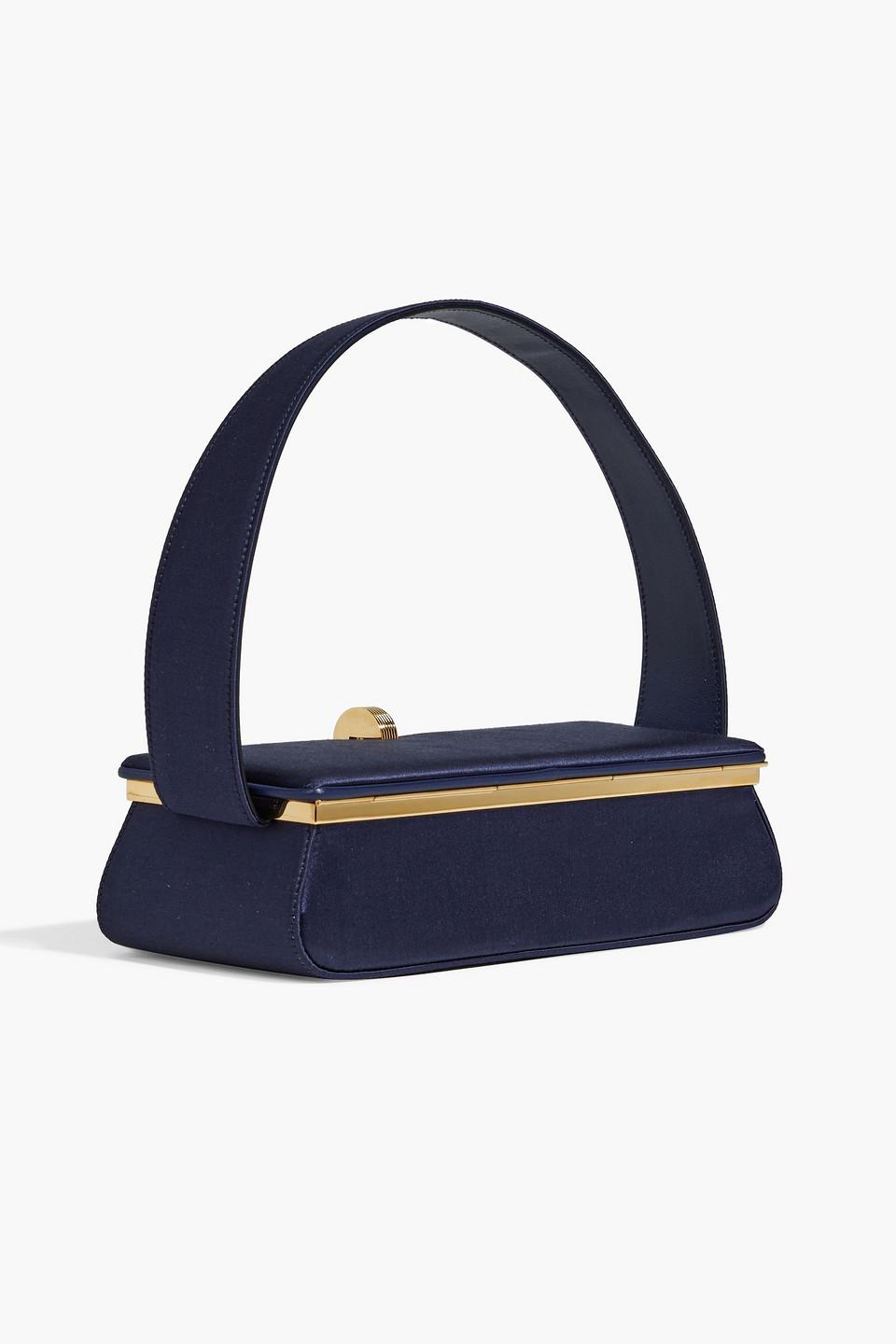 Official online store Powder Box Silk Satin Top Handle Bag Handbags ...