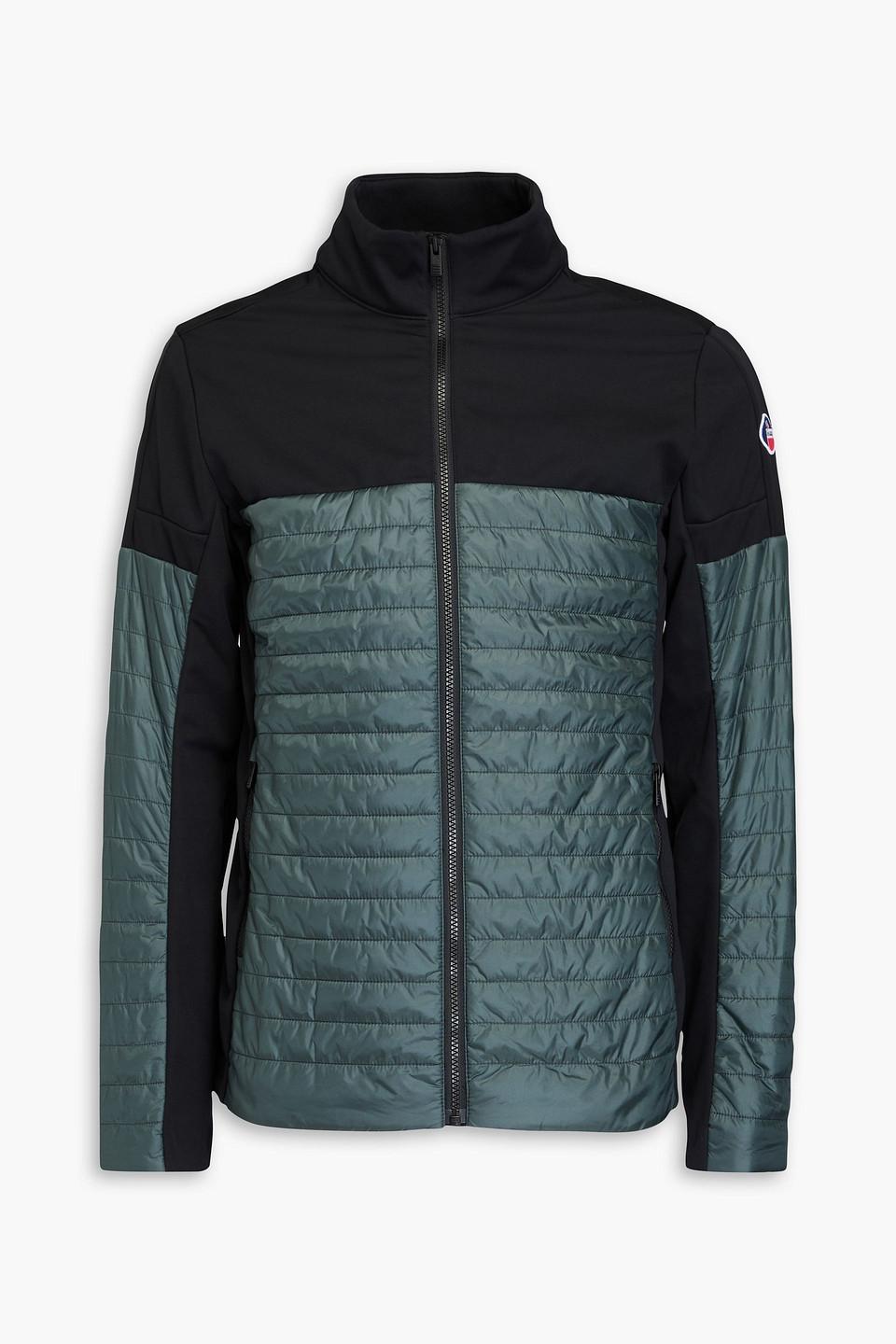 Fusalp Estaris Quilted Shell And Jersey Jacket in Black for Men | Lyst