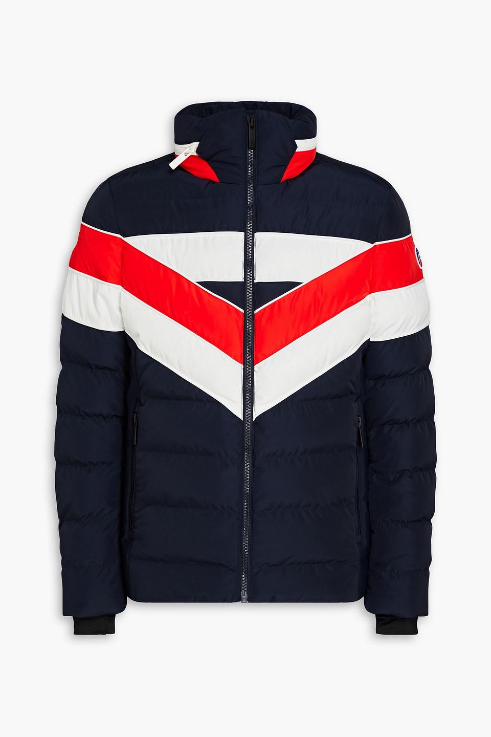 Fusalp Fernand Quilted Striped Ski Jacket in Blue for Men | Lyst