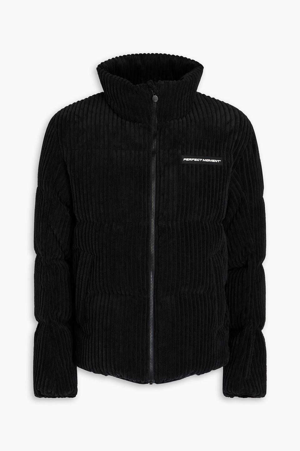 Perfect Moment Samson Quilted Corduroy Down Jacket in Black for Men | Lyst