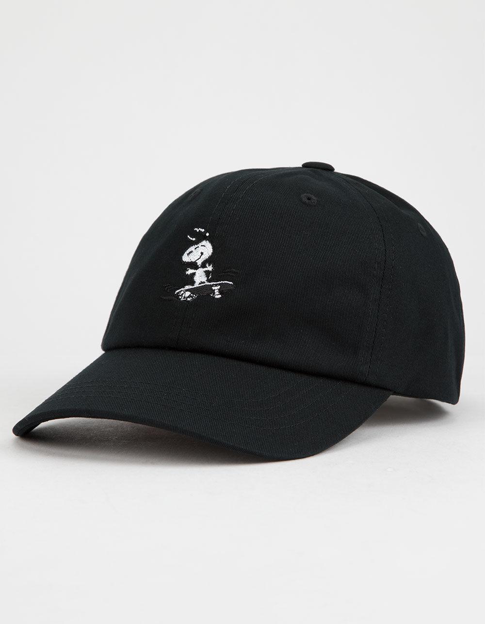 Huf Cotton X Peanuts Snoopy Black Dad Hat for Men - Lyst