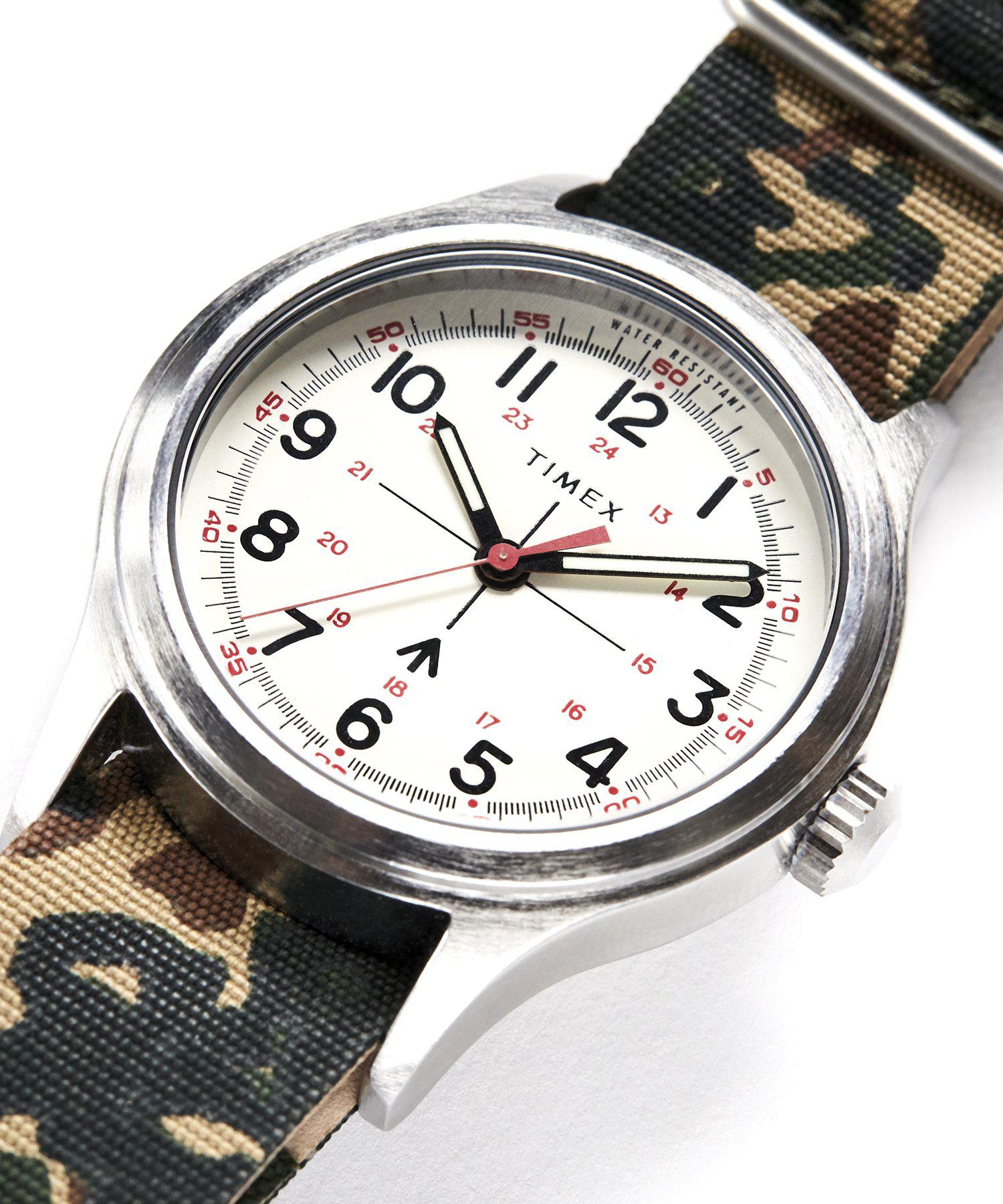Timex The Military Watch In White for Men - Lyst