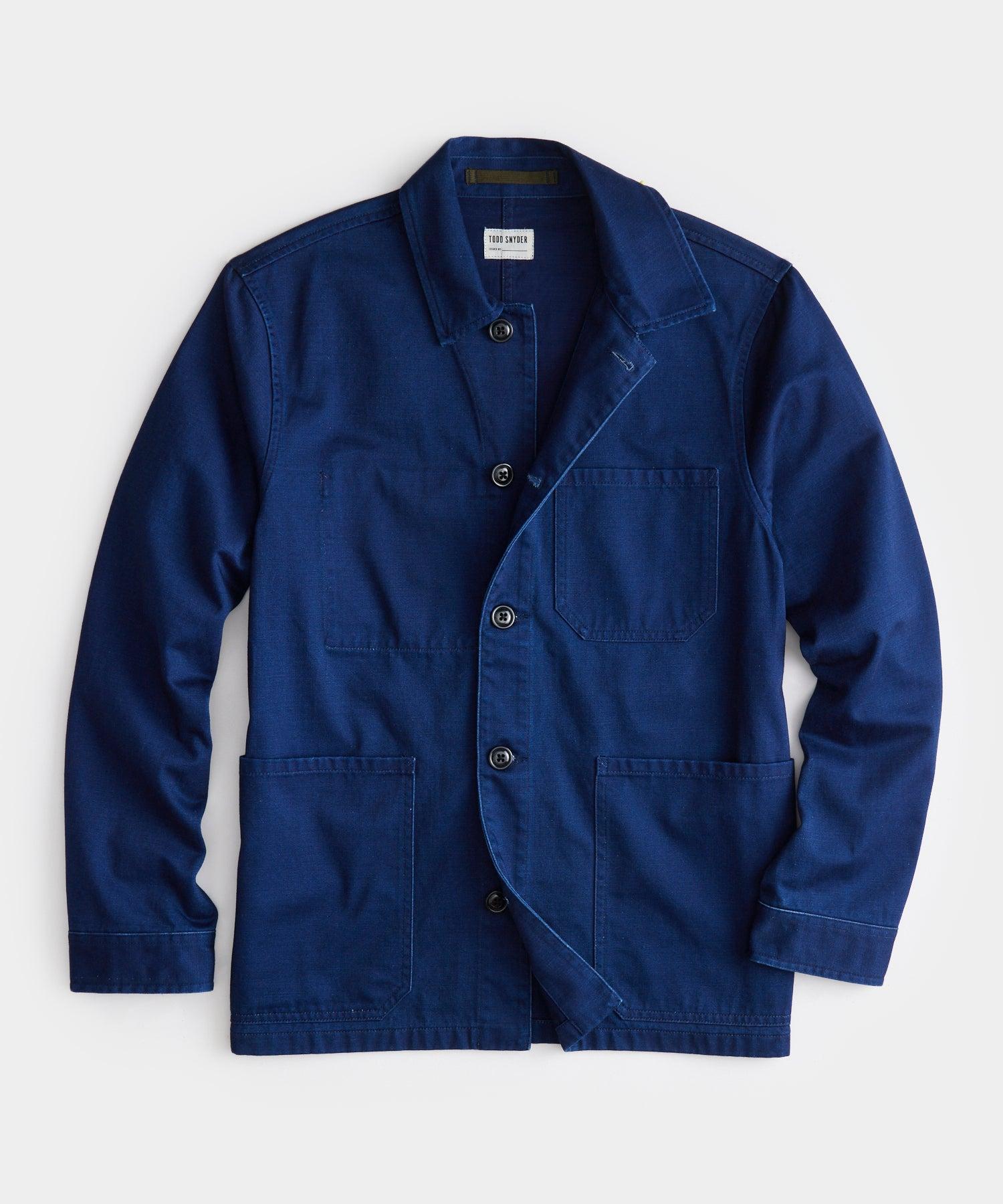 Todd Snyder French Blue Chore Coat for Men | Lyst