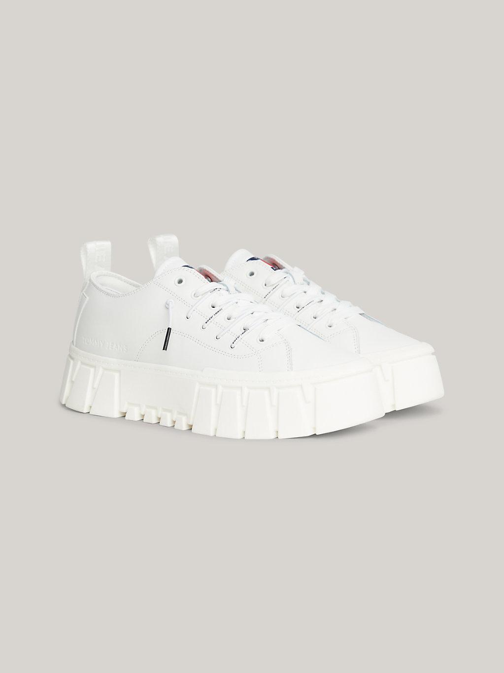 Tommy Hilfiger Cleat Platform Trainers in White | Lyst UK