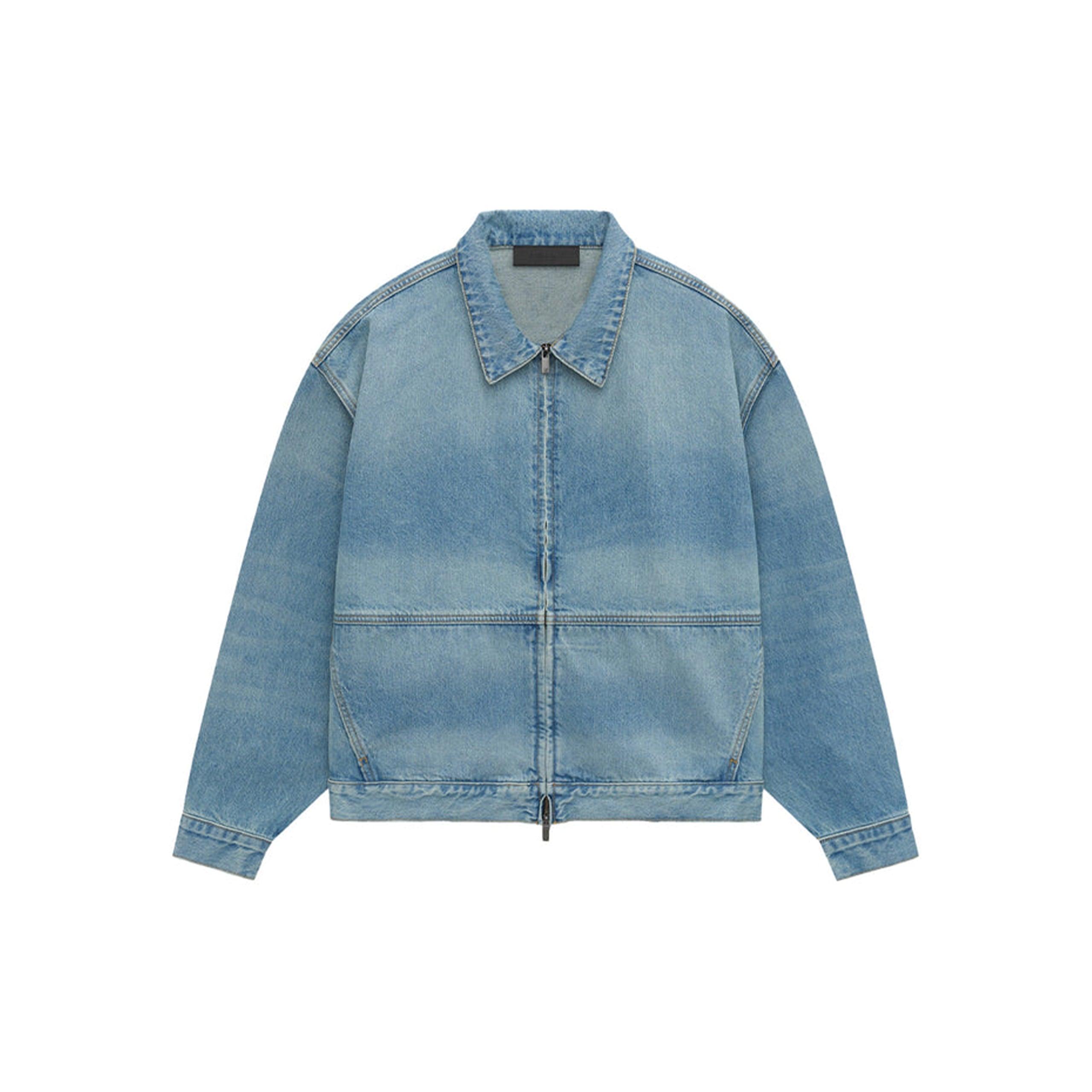 Fear Of God Denim Trucker Jacket in Blue for Men | Lyst