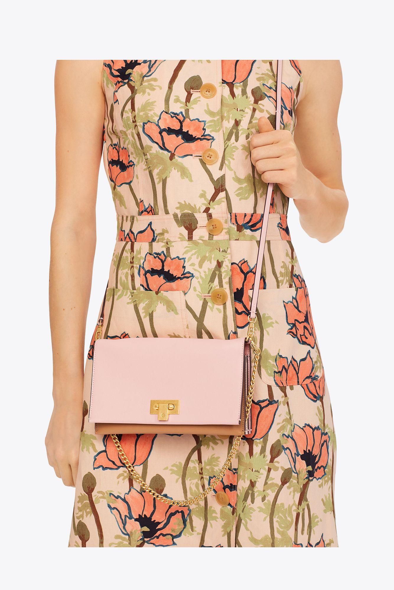 Tory Burch Carmen Color-block Mini Bag - Lyst