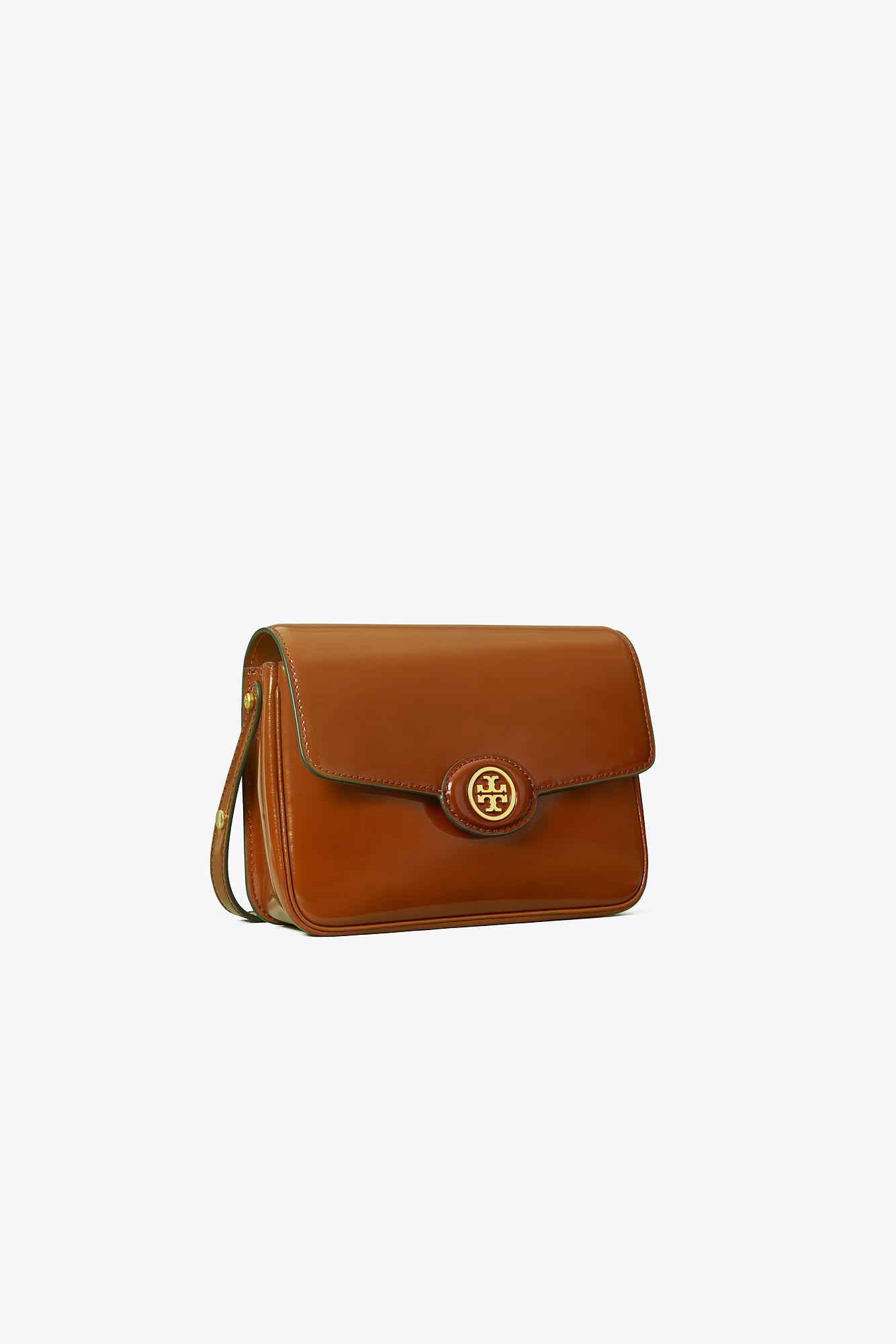 Tory Burch Robinson Spazzolato Convertible Shoulder Bag in Brown | Lyst Tory Burch Robinson Spazzolato Convertible Shoulder Bag in Brown | Lyst