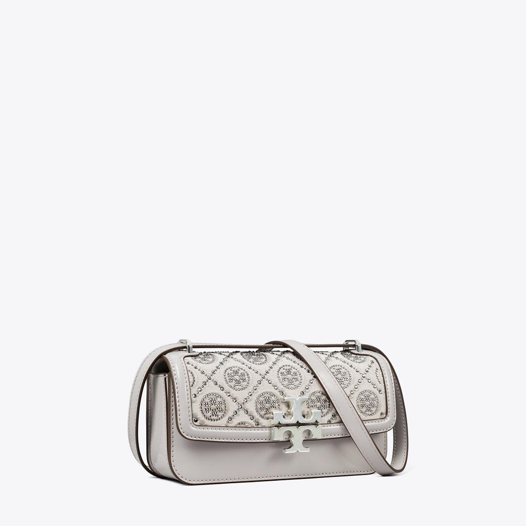 Tory Burch T Monogram Small Eleanor Rectangular Bag in Metallic | Lyst