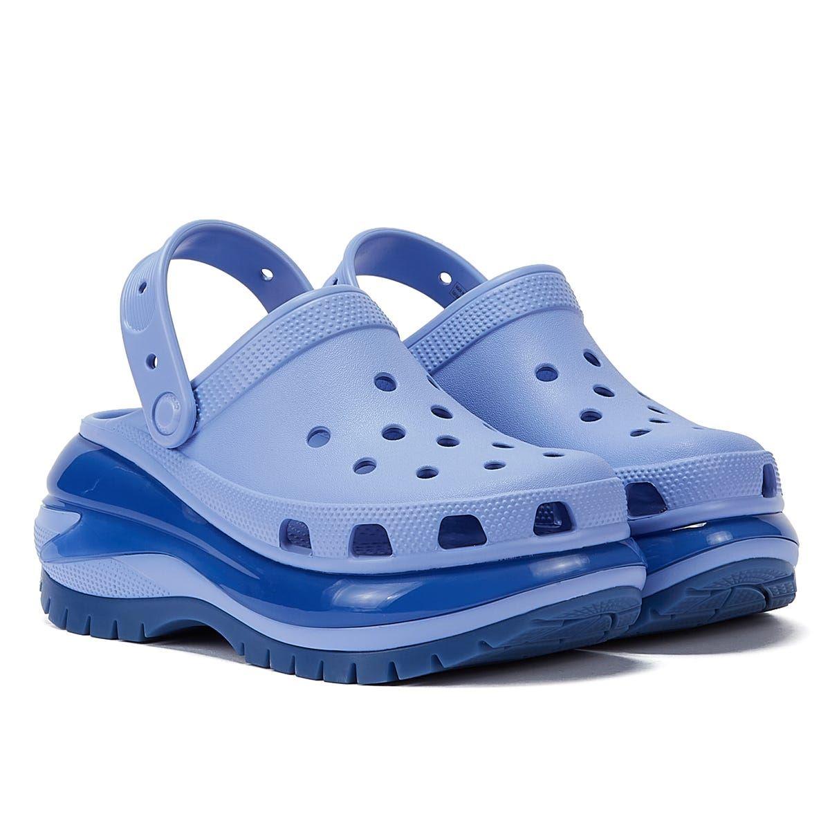 Crocs™ Classic Mega Crush Clog Moon Jelly Women's Sandals in Blue | Lyst UK
