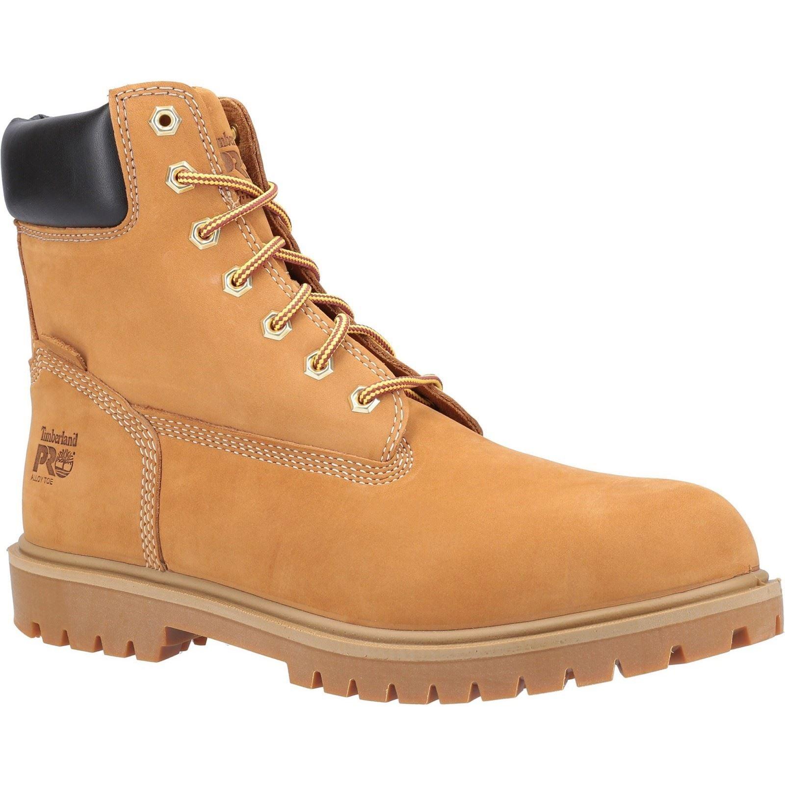 Timberland Iconic Leather Wheat Safety Boots in Brown | Lyst