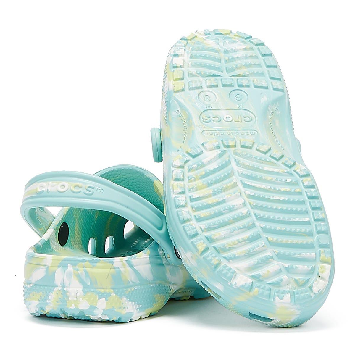 Crocs Classic Marbled Pure Water in Blue Lyst UK