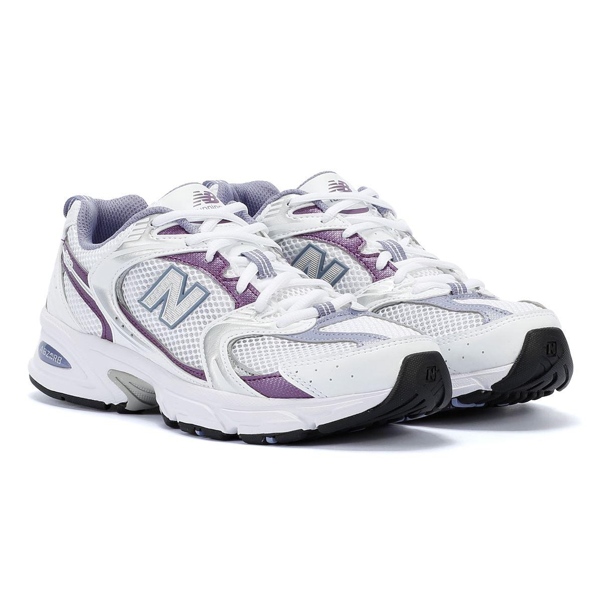 New Balance 530 /purple Trainers in White | Lyst