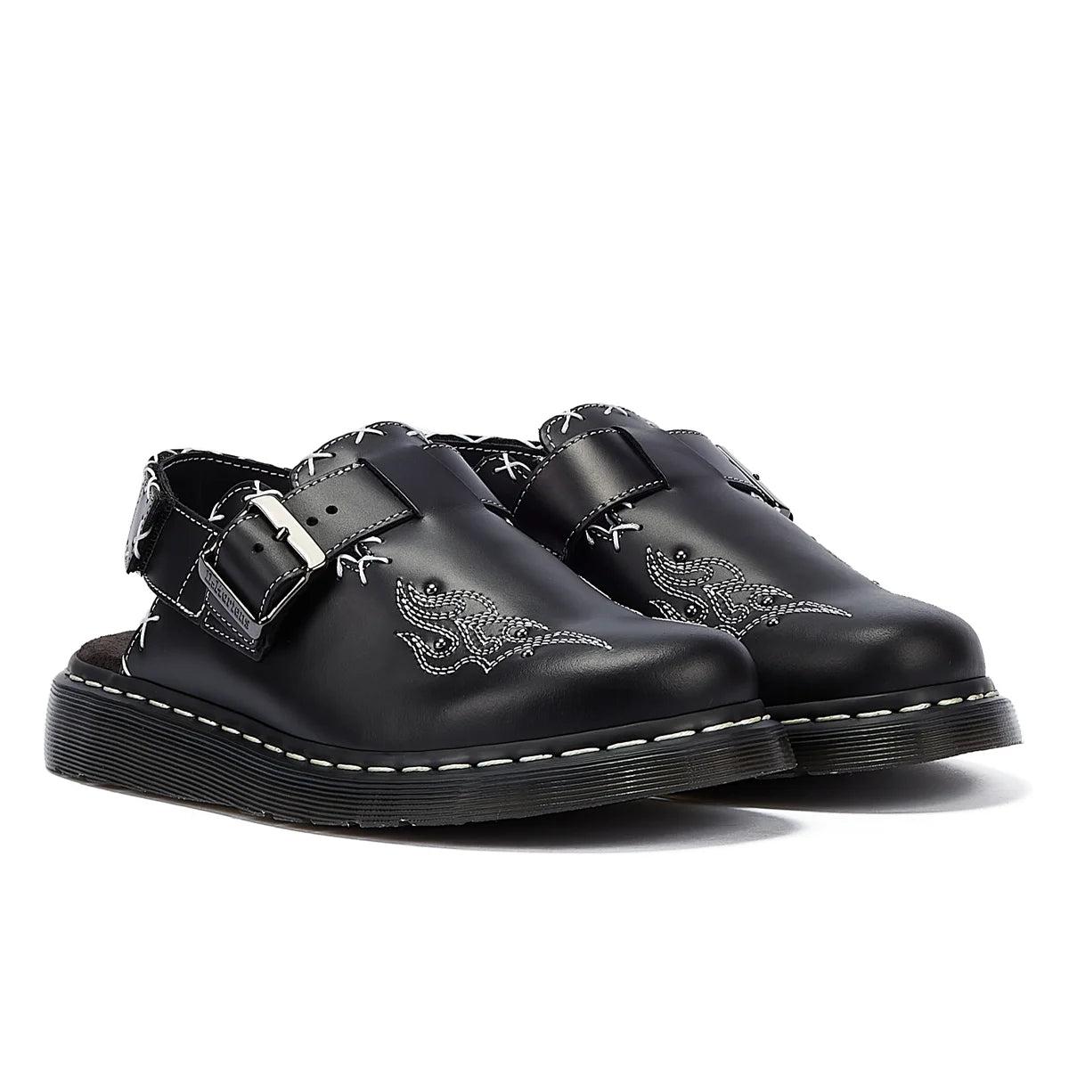 Dr. Martens Jorge Ii Gothic Americana Mule Clogs in Black | Lyst UK