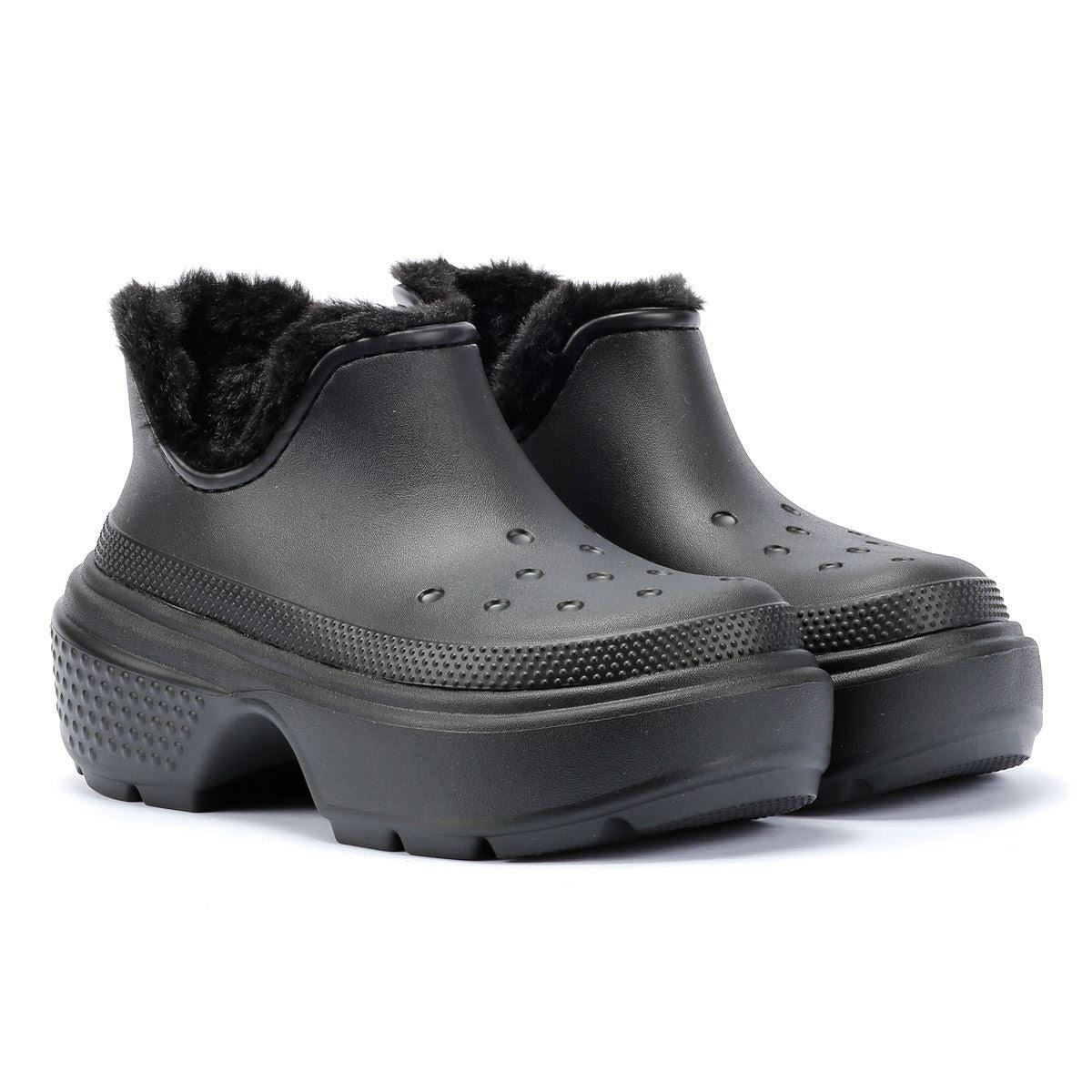 Crocs™ Stomp Lined Shorty Boots in Black | Lyst
