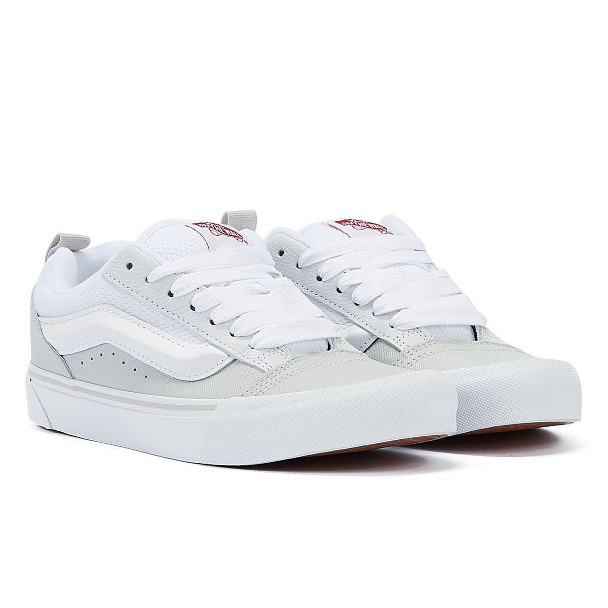 Vans Knu Skool Retro Skate /red Trainers in White | Lyst UK