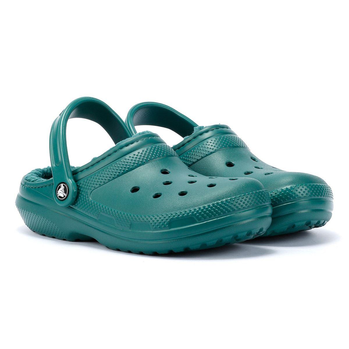 Crocs™ Classic Lined Emerald Clogs in Green | Lyst